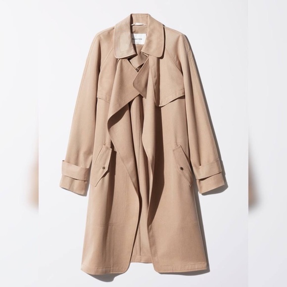 Aritzia | Jackets & Coats | Aritzia Babaton Lawson Open Flowy Trench ...